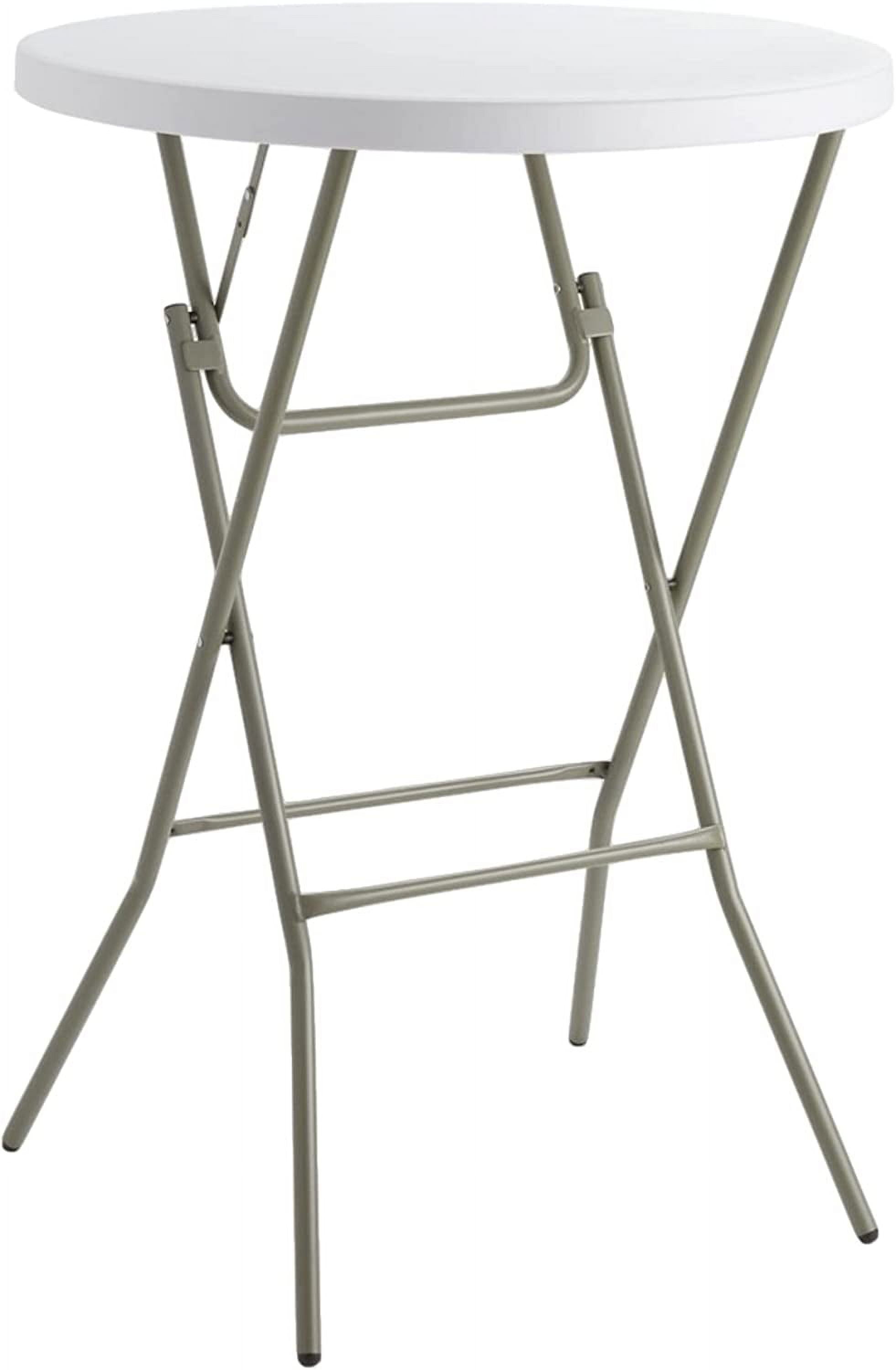 32 Inches Bar Height Round Plastic Folding Table, Cocktail Table ...