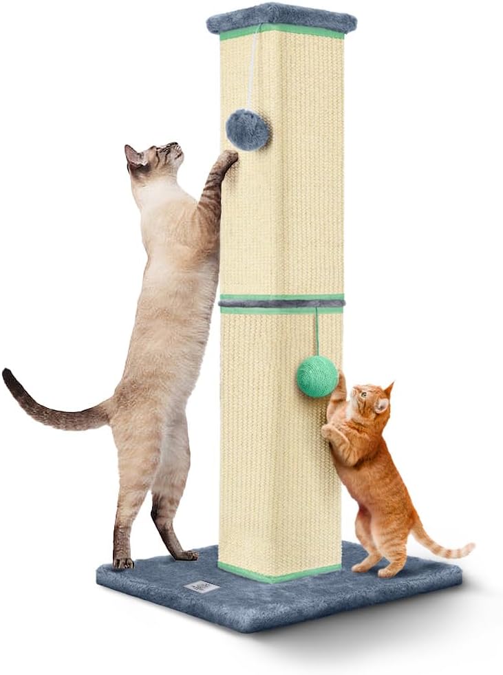32 Inches Cat Scratching Post - Protect Your Furniture & Satisfy Your ...