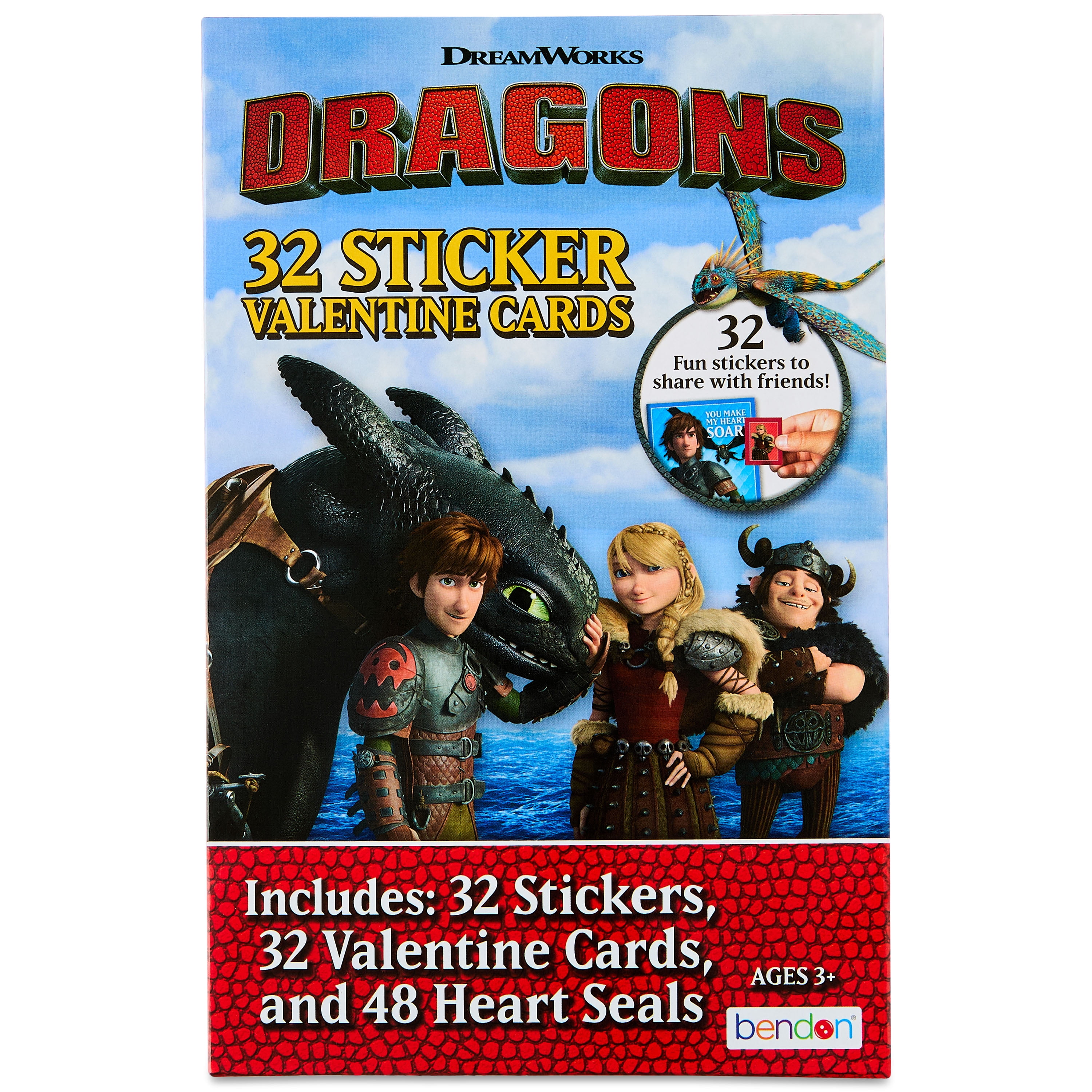 How to Train Your Dragon Valentine’s Day Cards, 32 Classroom Exchange ...