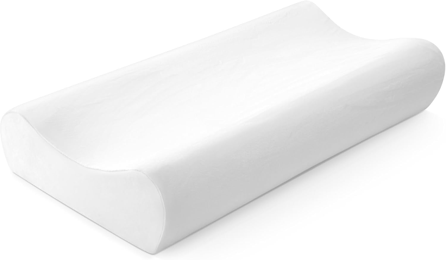 32" King Size Contour Memory Foam Pillow, Neck Pillow for Neck Pain ...