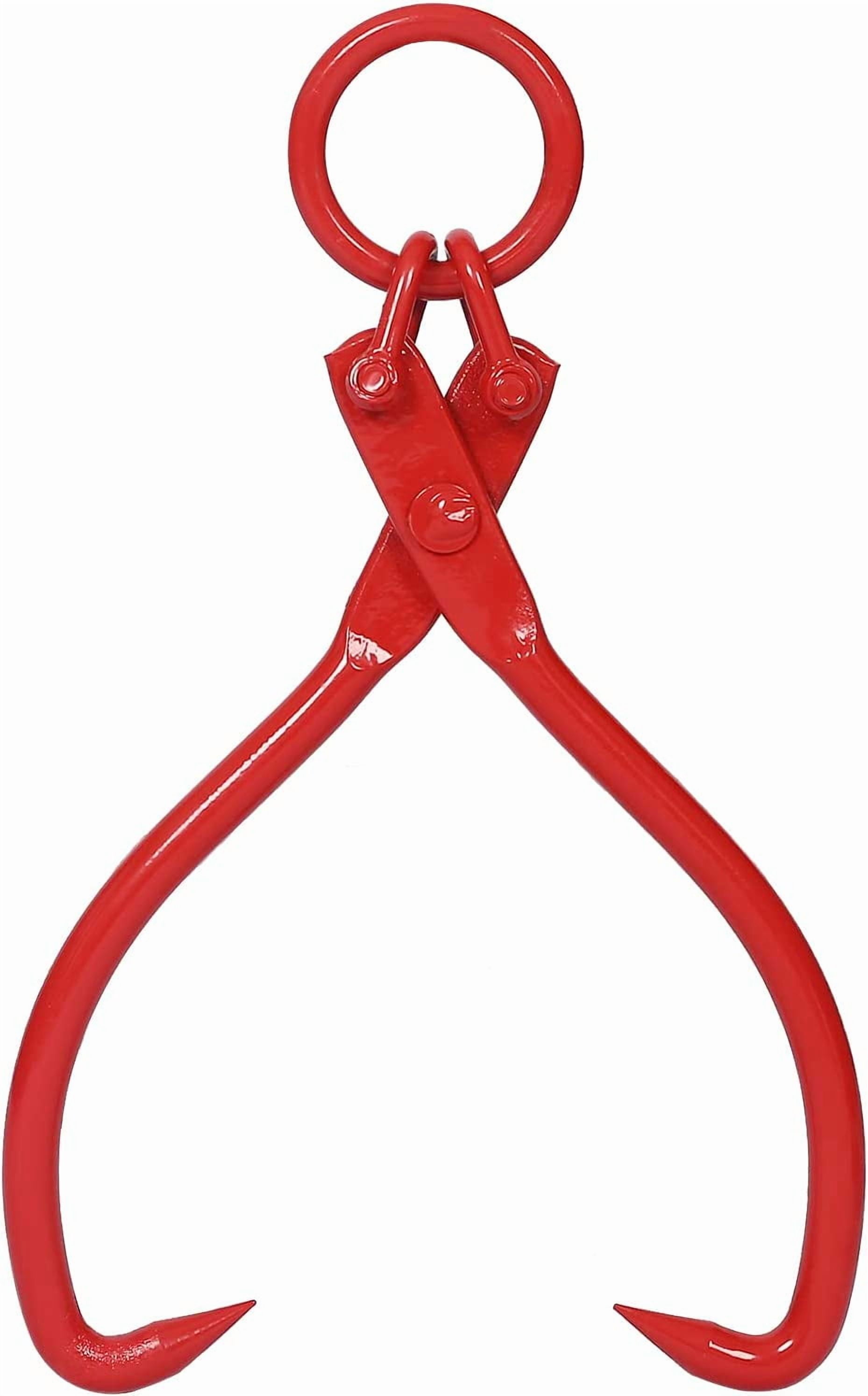 32" Log Tongs Skidding Logging Tongs Log Lifting Grapple O-Ring Grabber ...