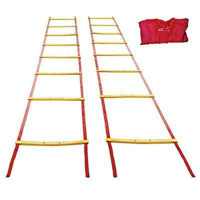 32' Long Sports Training Agility Ladder - Two Ladders Connect Into One ...