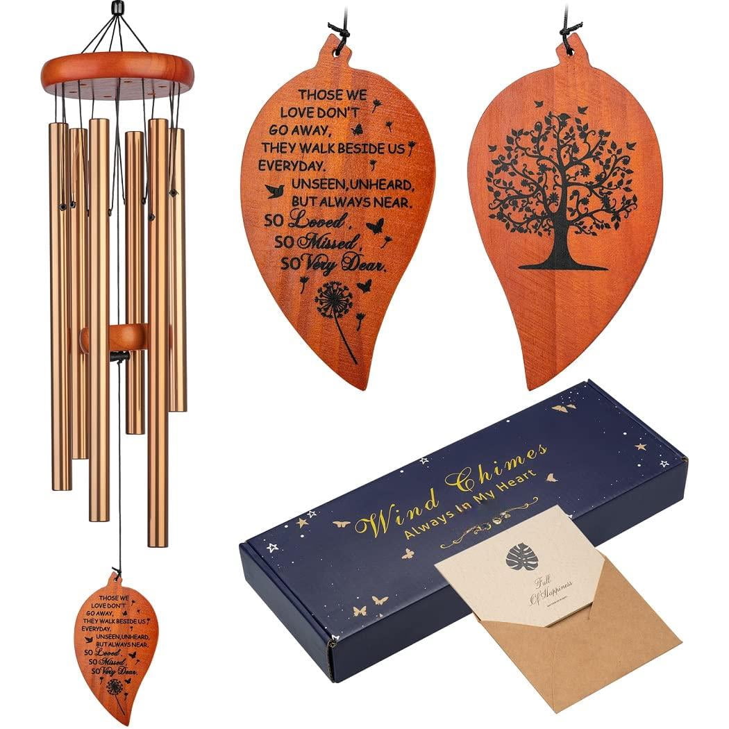 32" Memorial Wind Chimes Sympathy Grief In Memory Of Loved One Loss ...