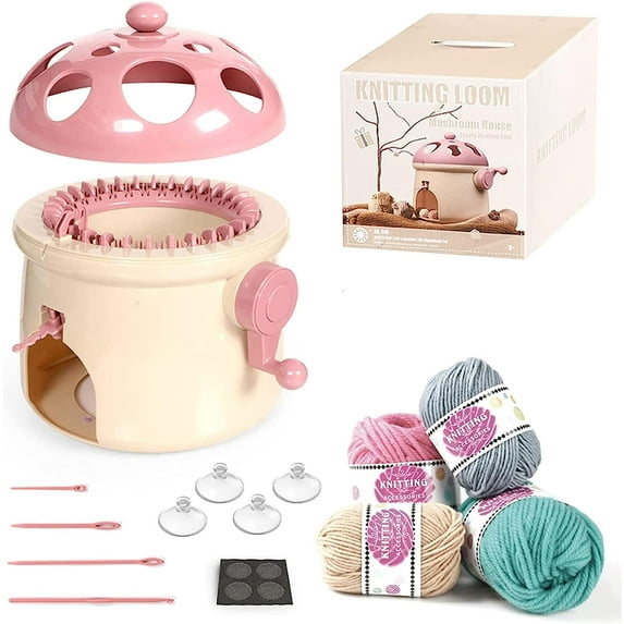 JoyBuy 32 Needles Smart Weaving Loom: DIY Circular Beginner Knitting ...