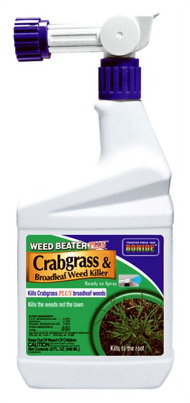 32 OZ Ready To Spray Weed Beater Plus Crabgrass Control Contact & Syst ...