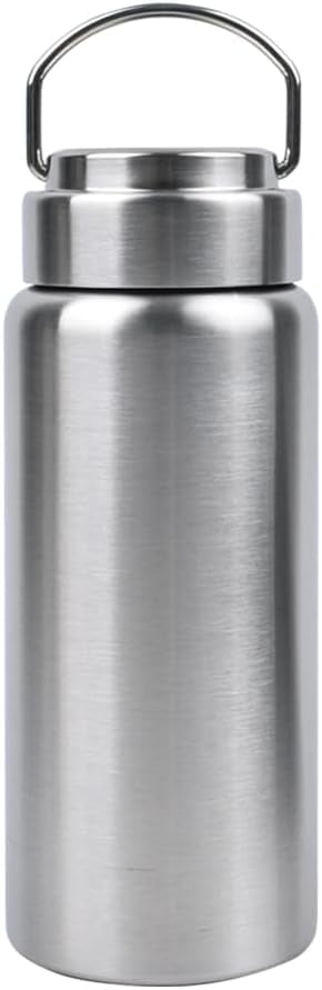 32 OZ Uninsulated Single Wall Stainless Steel Water Bottle, Reusable ...
