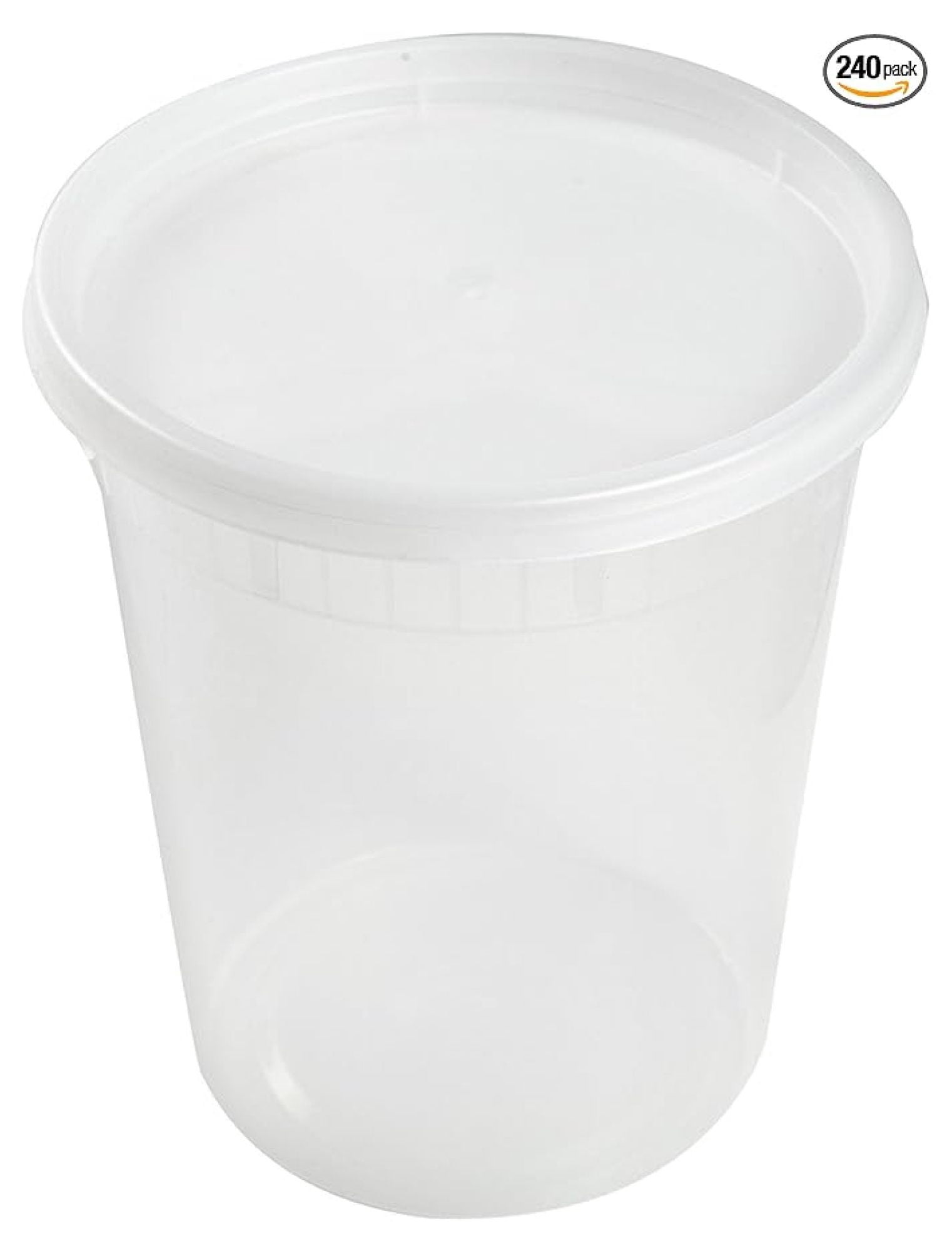 32 Ounce Clear Deli Container with Lid Combo, Case of 240 - Walmart.com