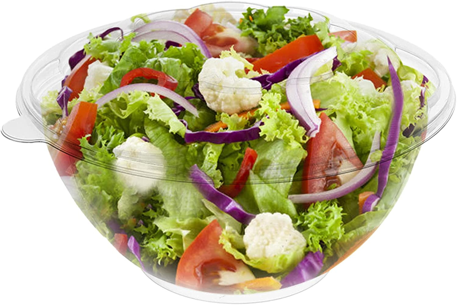 32 Oz Disposable BPA Free Salad Containers with Lids inClear Plastic ...