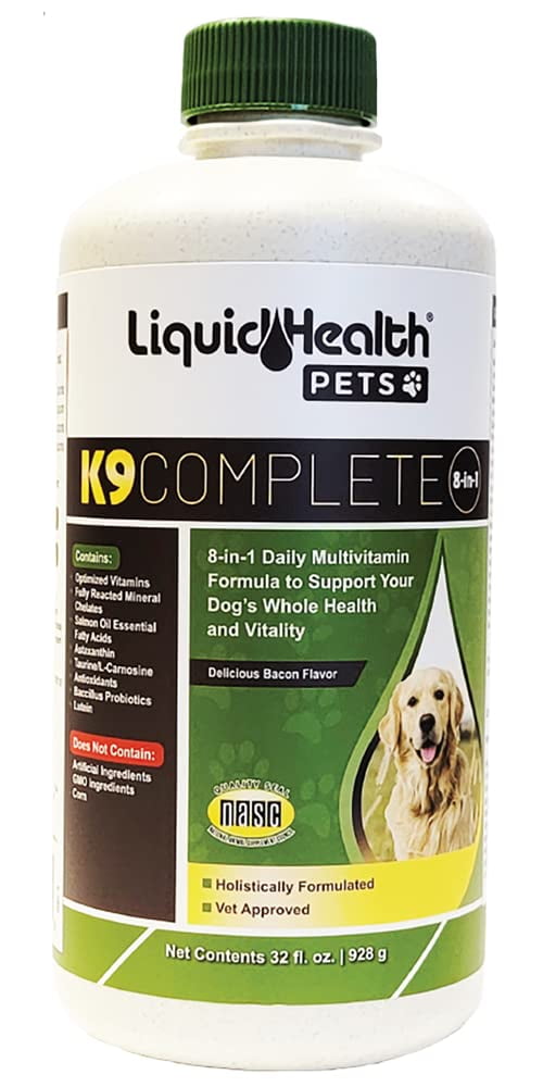 32 Oz K9 Complete 8-In-1 Liquid Multivitamin For Dogs & Puppies, All In ...