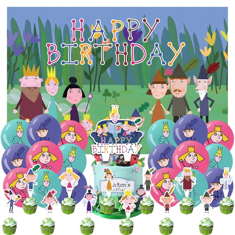 32 PCS For Ben and Holly's Little Kingdom Theme Birthday Party ...