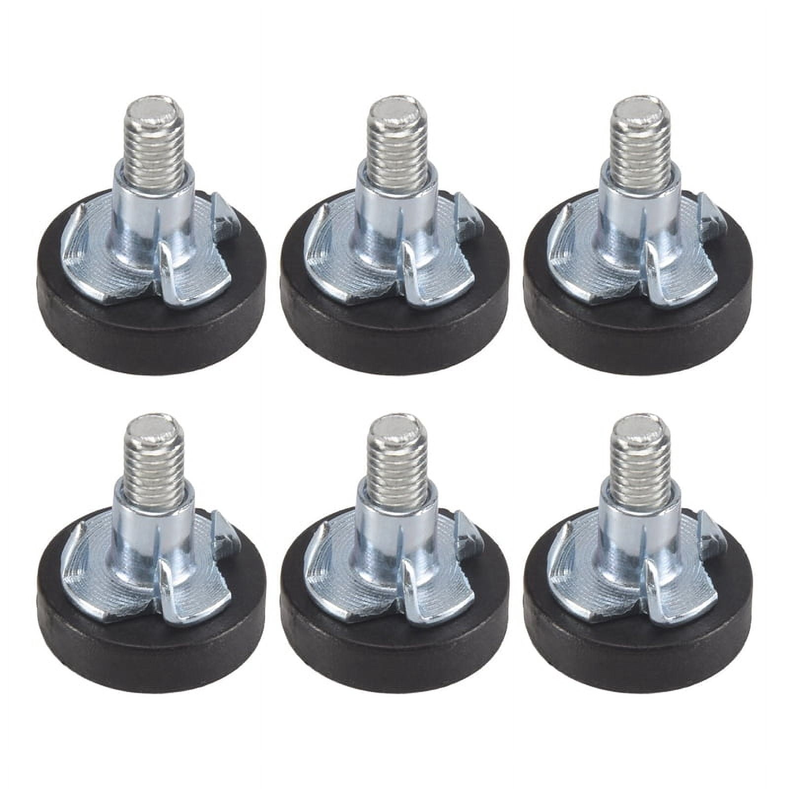 32 PCS M6 Thread Adjustable Furniture Levelers Screw in Chair Feet ...
