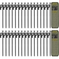 32 Pack Tent Stakes, 8in Heavy Duty Tent Stakes with Storage Bag ...