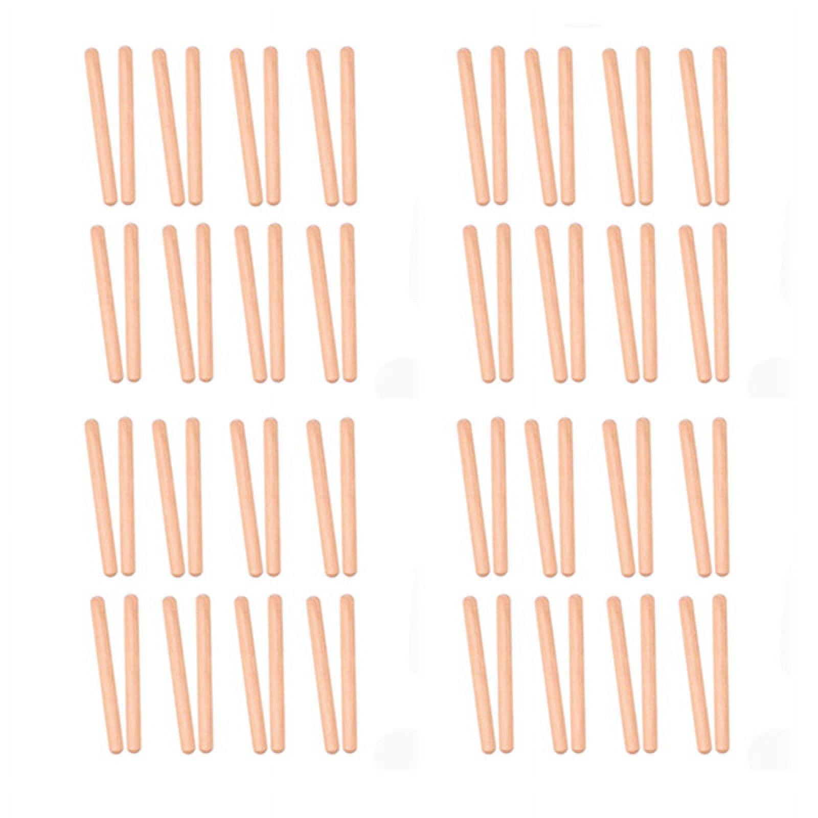 32 Pairs Classical Wood Claves Musical Percussion Instrument Natural ...