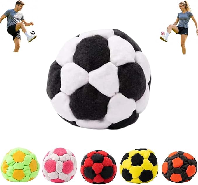32-Panel Hacky Sack Balanced Weight Handmade Footbag, Purified Sand ...