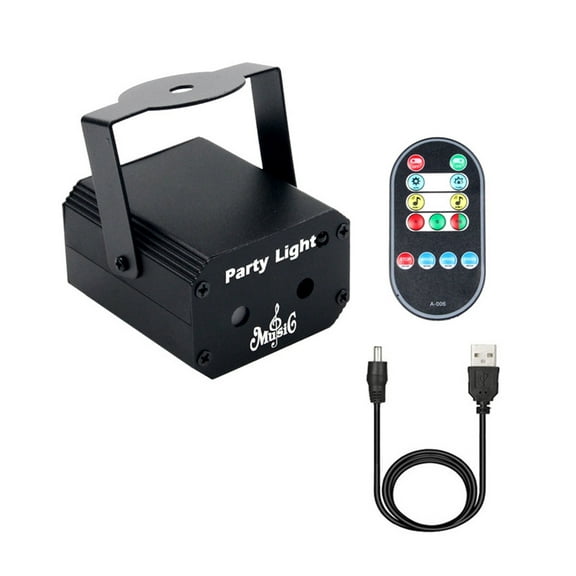 USB Party Lights with Bluetooth Speaker, DJ Disco Strobe Stage Lamp, Cozy Night Light for ...