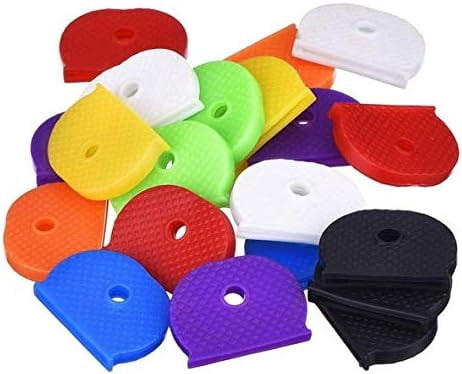 32 Pcs Assorted Colors Key Cap Rings, Key Identifier Tag Covers Fit for ...