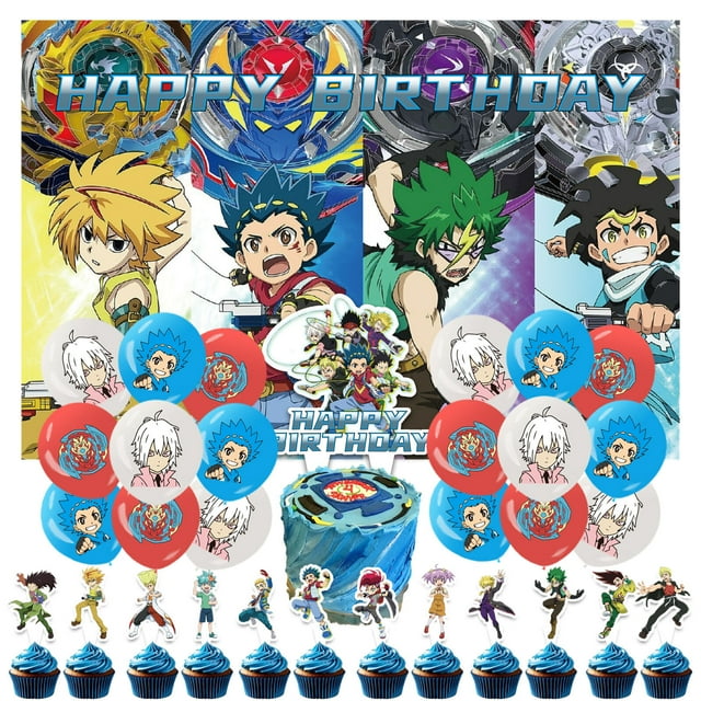 32 Pcs For Bakuten Shoot Beyblade-Themed Party Decorations and Favors ...