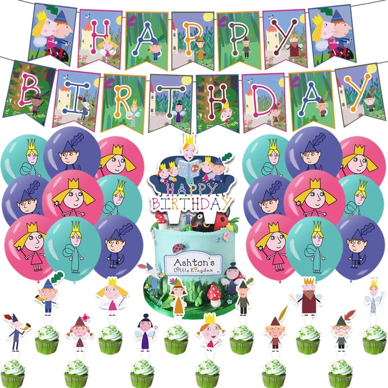 32 Pcs For Ben and Holly's Little Kingdom Theme Birthday Party ...