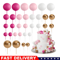 32 Pcs Cake Topper Decorations Mini Balloons Cake Topper Foam Balls ...