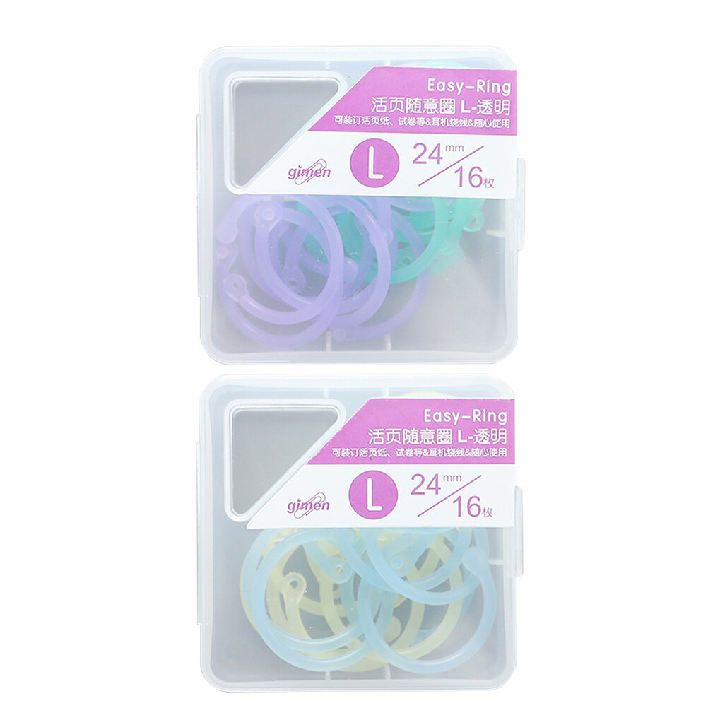 32 Pcs Card Rings Flashcard Time-saving Binder Paper - Walmart.com