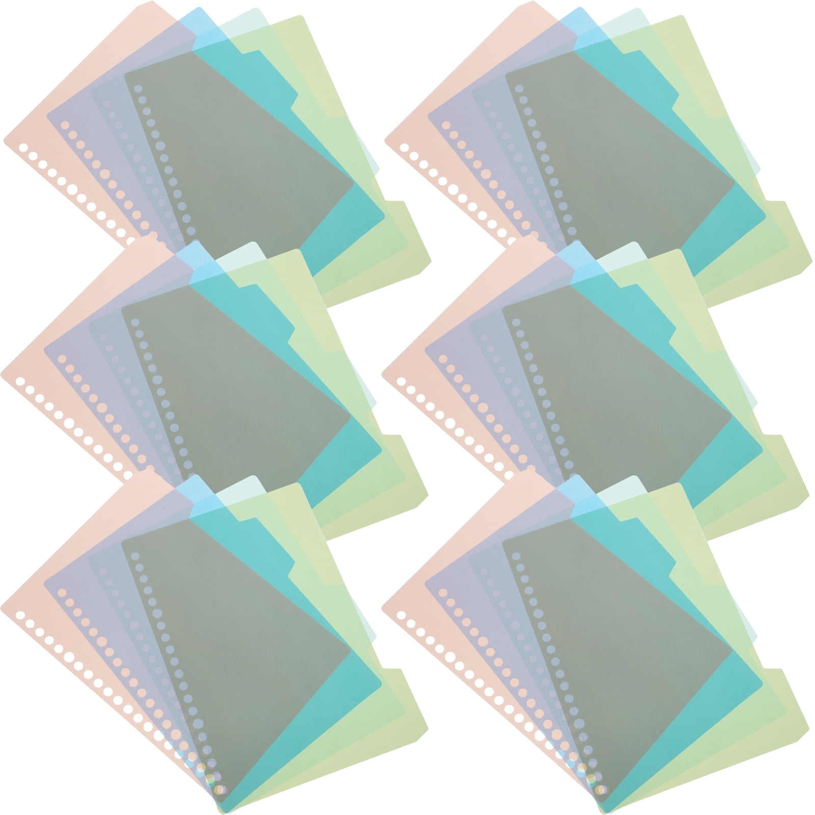 32 Pcs Category Index Page Dividers Tabs Office Supply Binder Clips ...