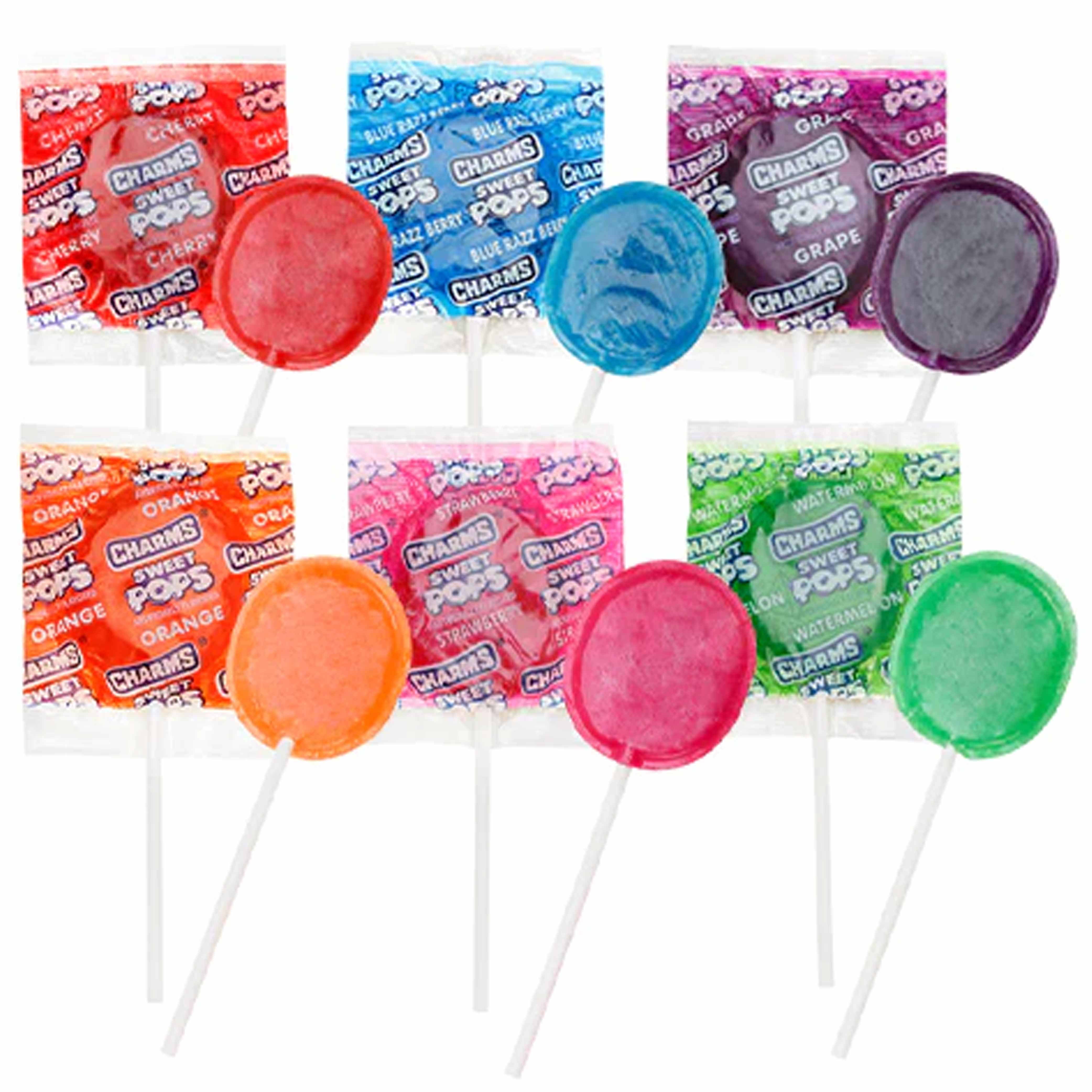 32 Pcs Charms Lollipops Sweet Pops Sucker Stick Candy Lollypop Treat ...