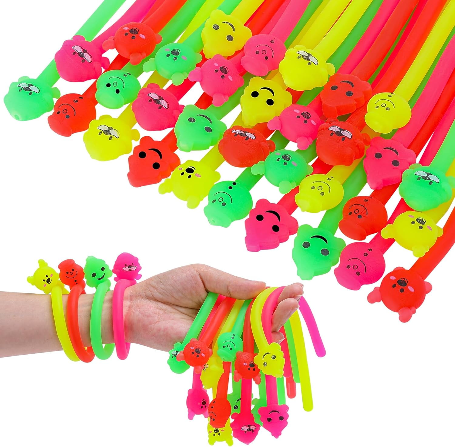 32 Pcs Christmas Stretchy Strings Fidget Toys, Colorful Stretchy ...