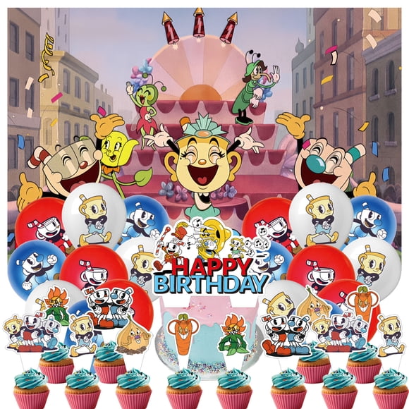 Cuphead Birthday Decorations