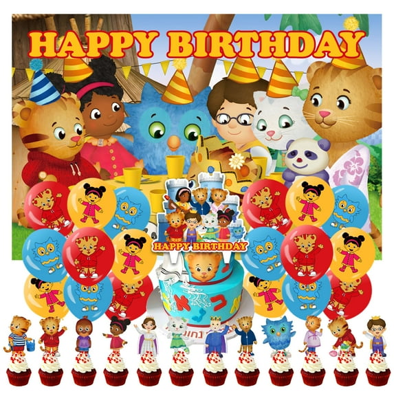 32 Pcs For Daniel Tiger Themed For Neighborhood Cartoon - Party ...