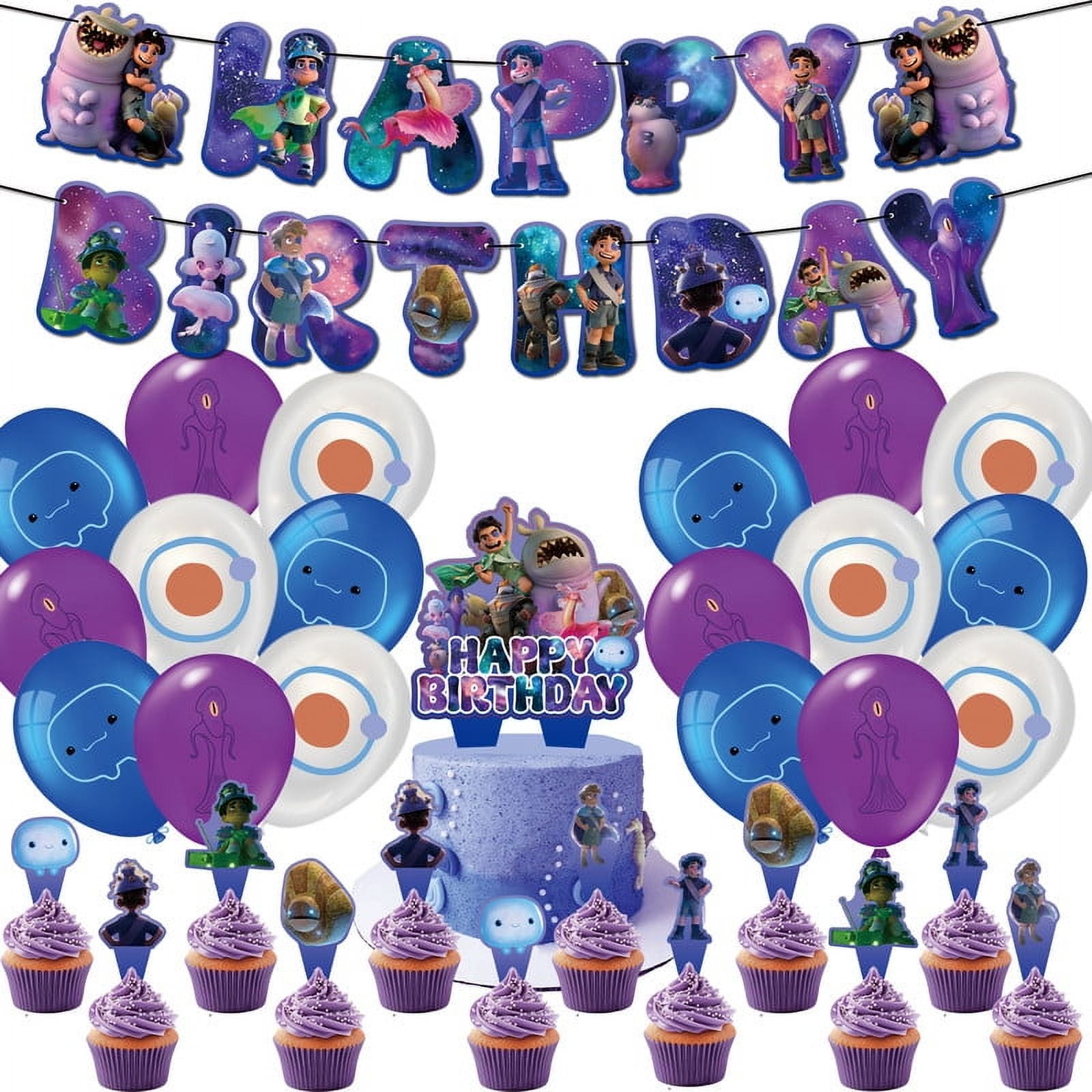32 Pcs For Elio Theme Birthday Party Decorations,With 1 Happy Birthday ...