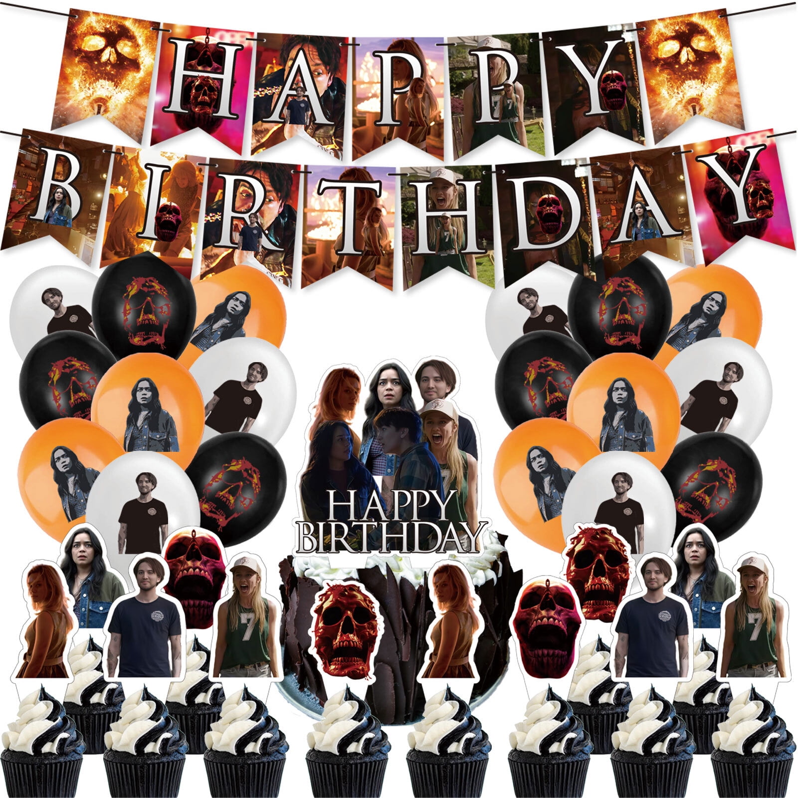 32 Pcs For Final Cartoon For Destination Party Decoration Set ...