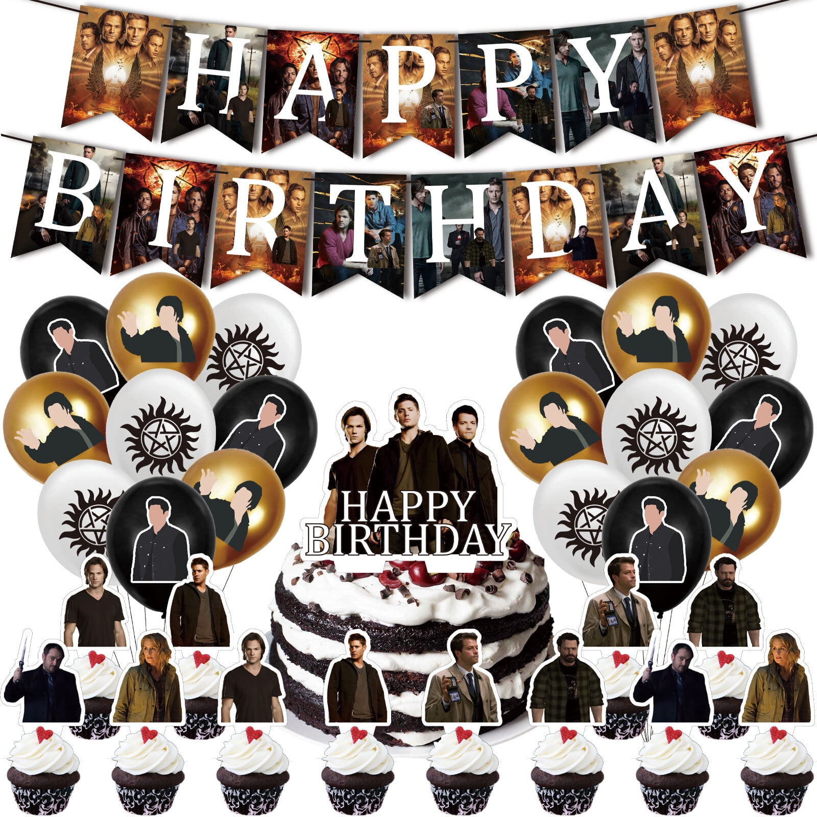 32 Pcs For Garbage Pail Kids Theme Birthday Party Decorations,With 1 ...