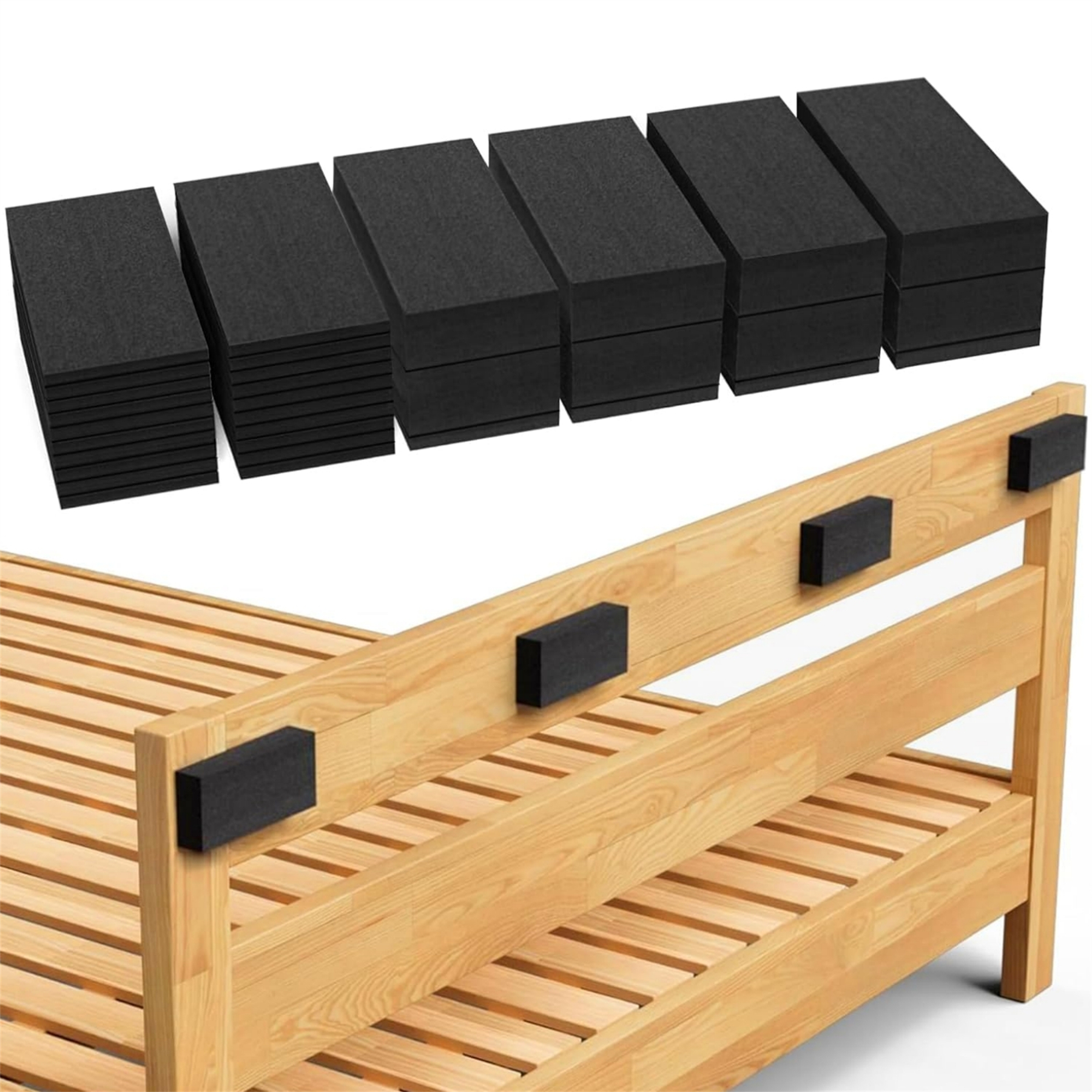 32 Pcs Furniture Wall Protectors Headboard Stoppers 8Pcs(20mm) + 24Pcs ...