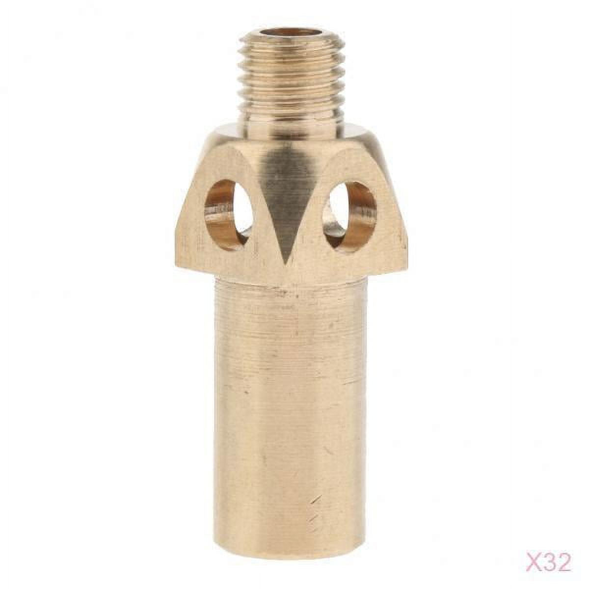 32 Pcs Gas Jet Burner Flush Mount Brass Tip Nozzles for 12 & 20 & 32 ...