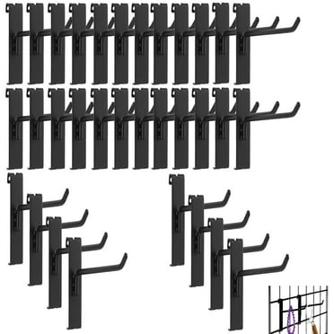 Chrome Gridwall Joining Clips - Grid Panel Joiner Connectors - 8 Pack ...