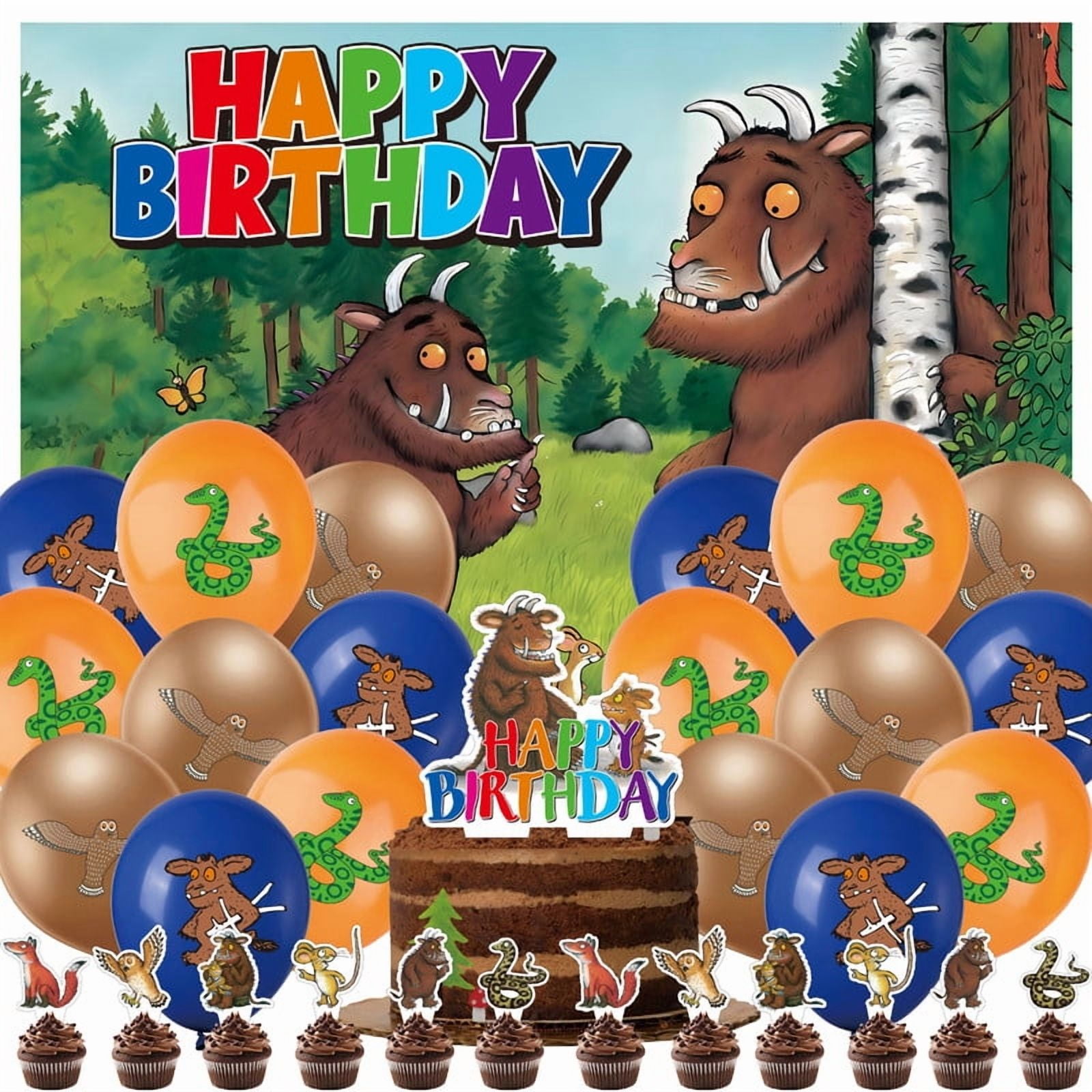 32 Pcs For The Gruffalo Theme Birthday Party Decorations and Supplies ...