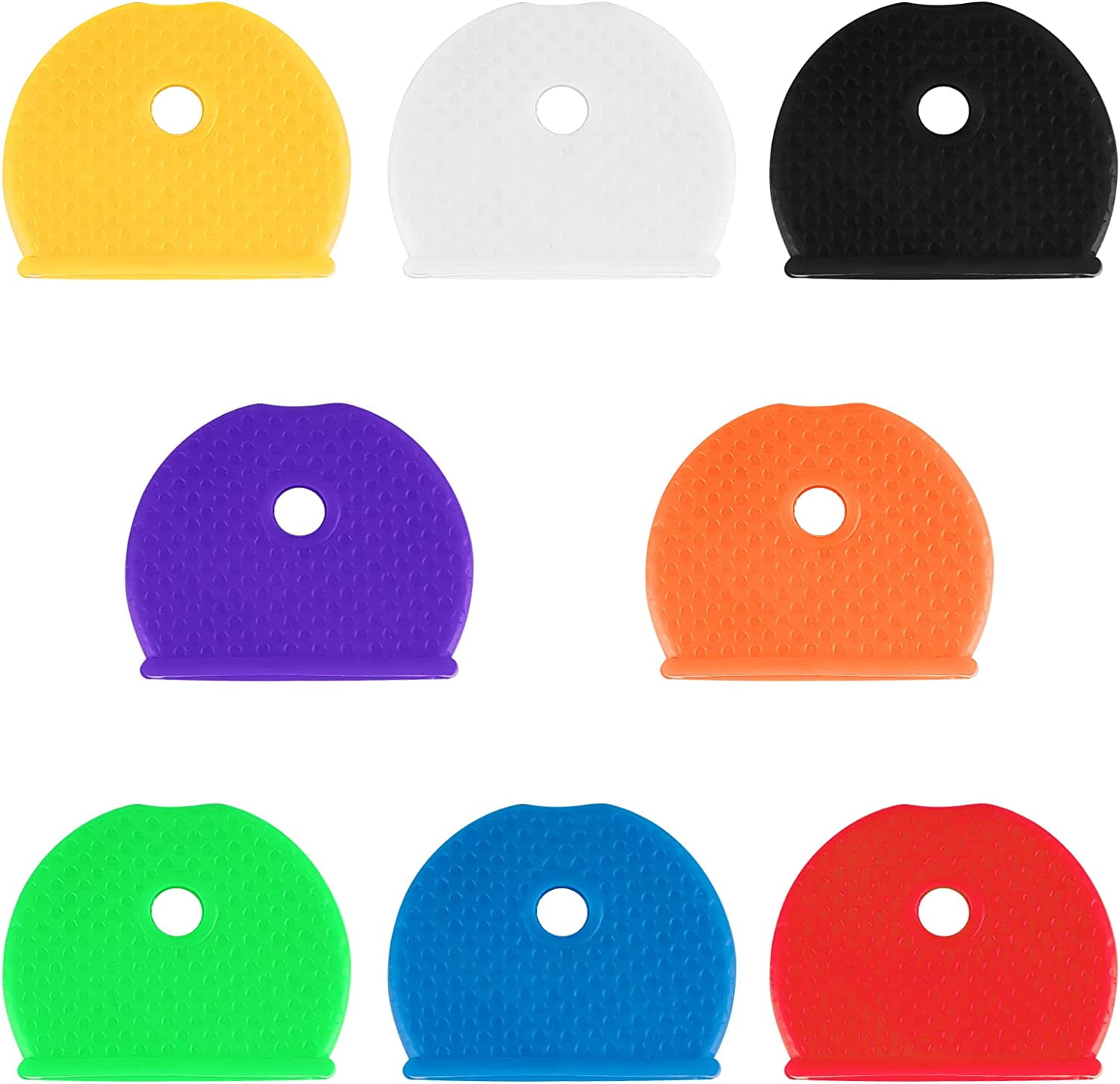 32 Pcs Key Cap Covers 1 Inch Key Head Protectors Soft Flexible Key ...