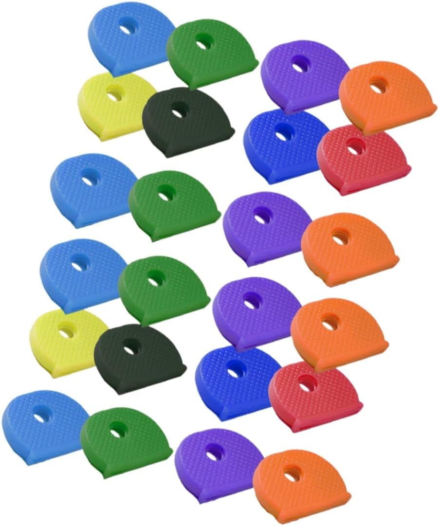 32 Pcs Key Identifier Caps PVC Key Covers Car Keys Caps Door Keys Cover ...