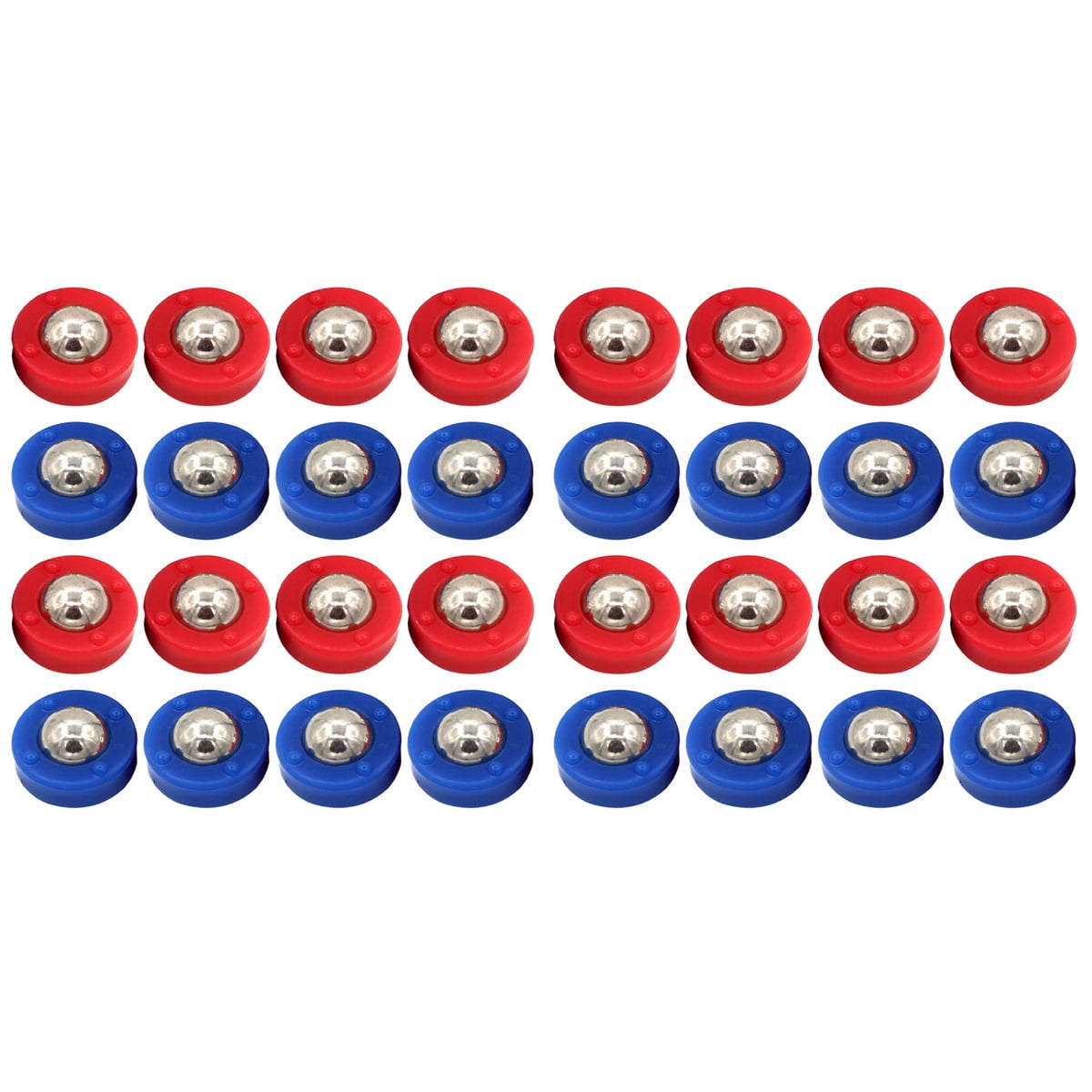 32 Pcs Kids Party Tabletop Sliding Pucks Table Soccer Game Rolling ...