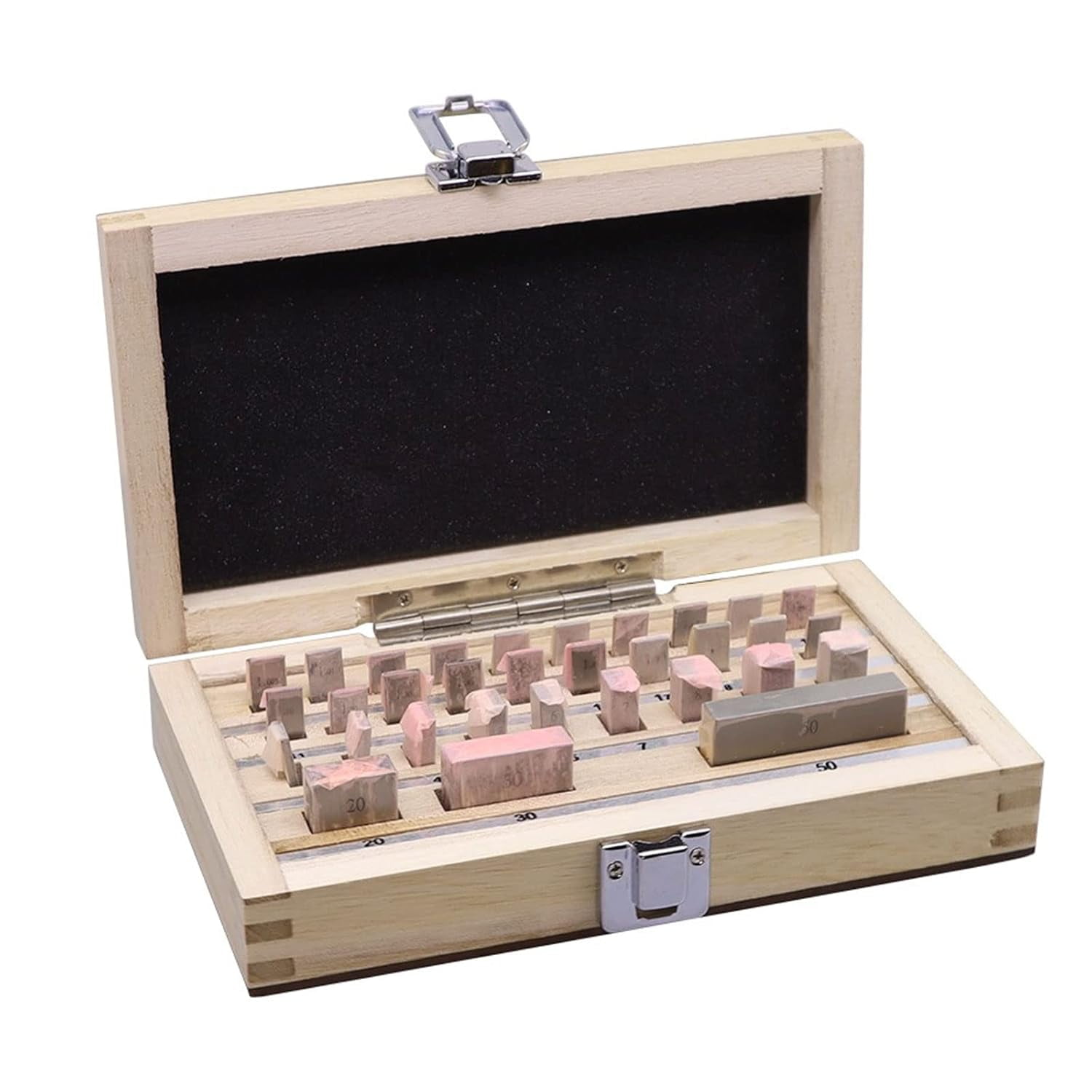32 Pcs Metric Gage Block Set with High Accuracy Steel Gauge Measuring ...