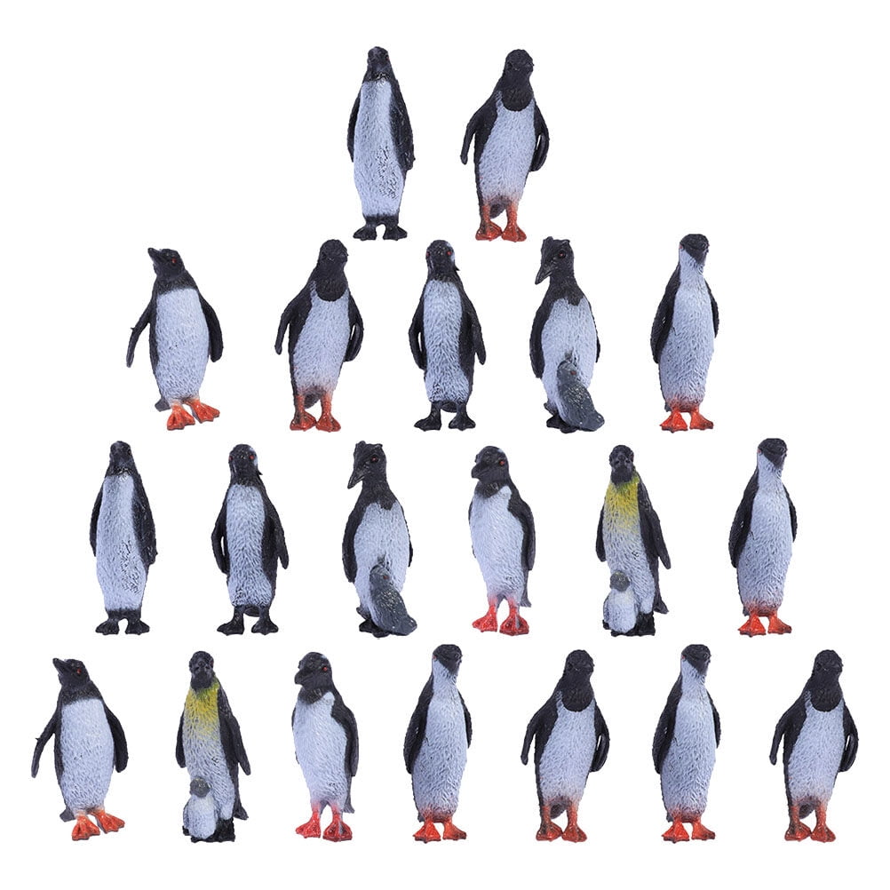 32 Pcs Penguin Ornaments Models Animal Model Polar Animals Figurines ...