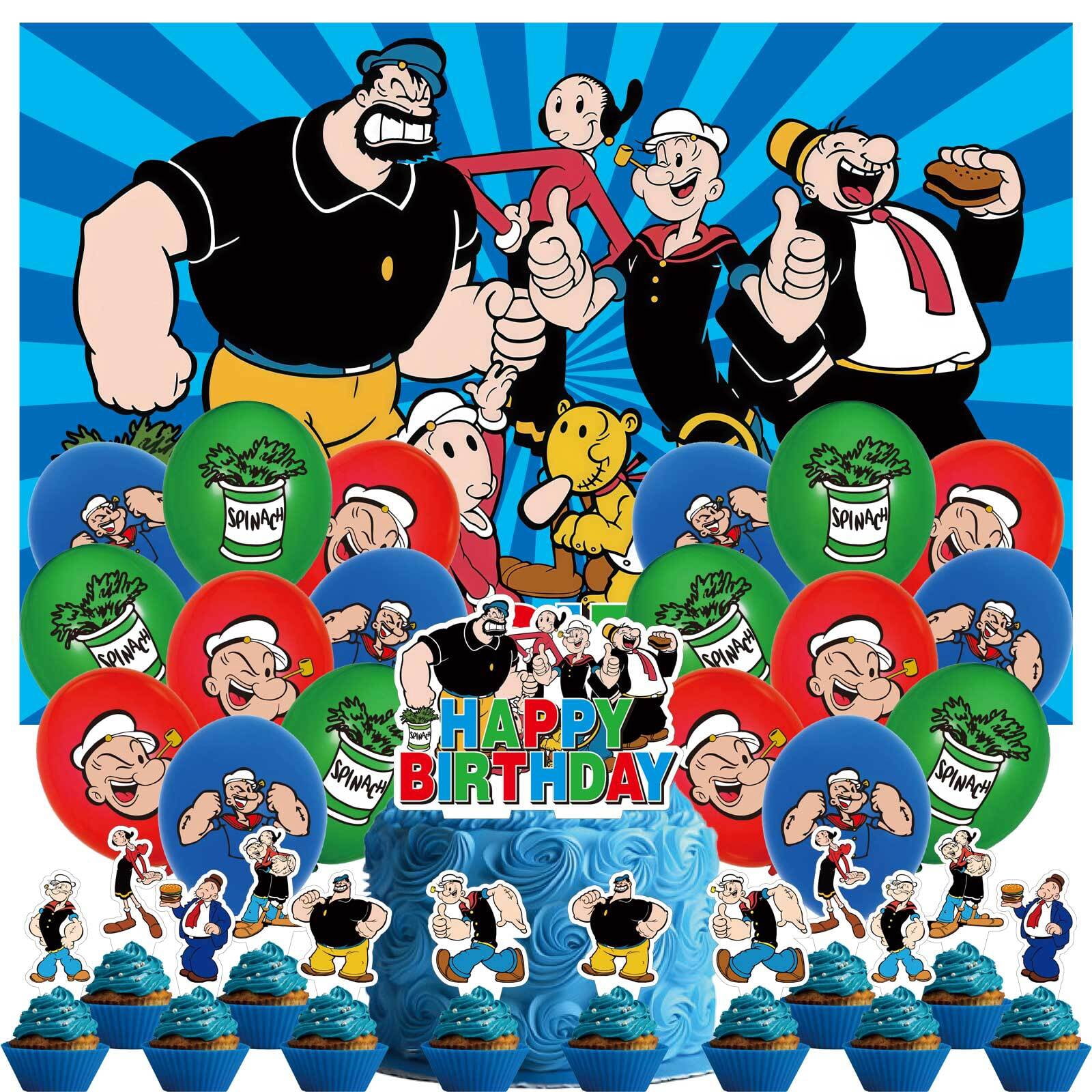 32 PCS For Popeye Theme Birthday Party Supplies Party Favor Set,With 13 ...