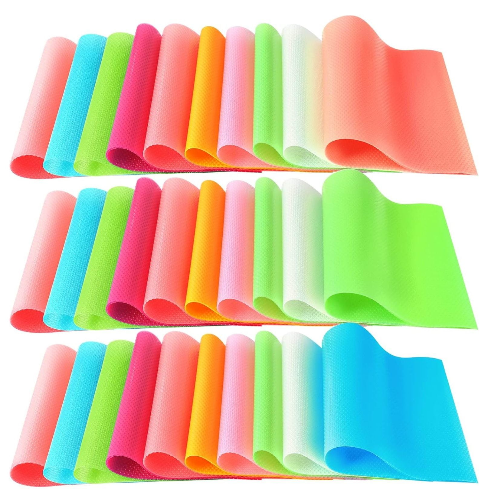 32 Pcs Refrigerator Liners Washable Mats Liner Covers Pads Waterproof ...