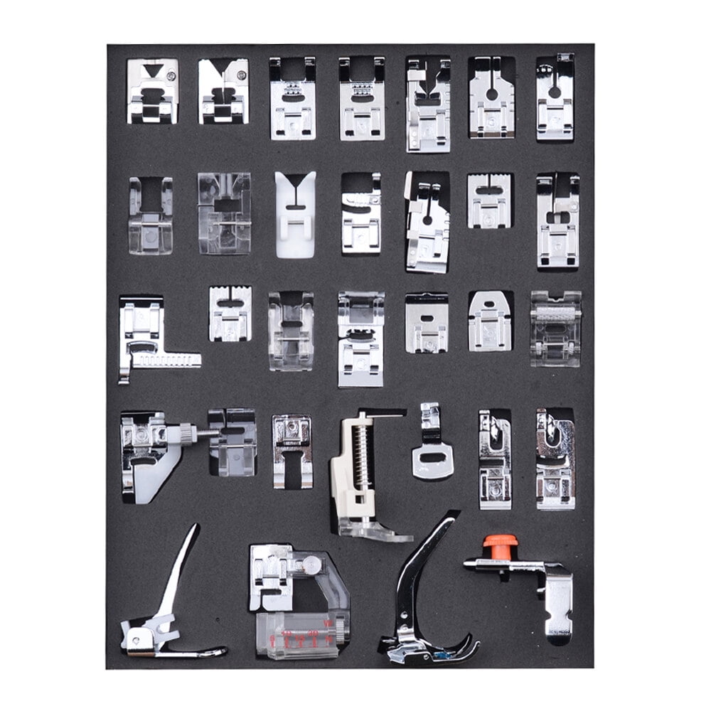 32 Pcs Sewing Machine Presser Feet Set, Professional Sewing Crafting ...