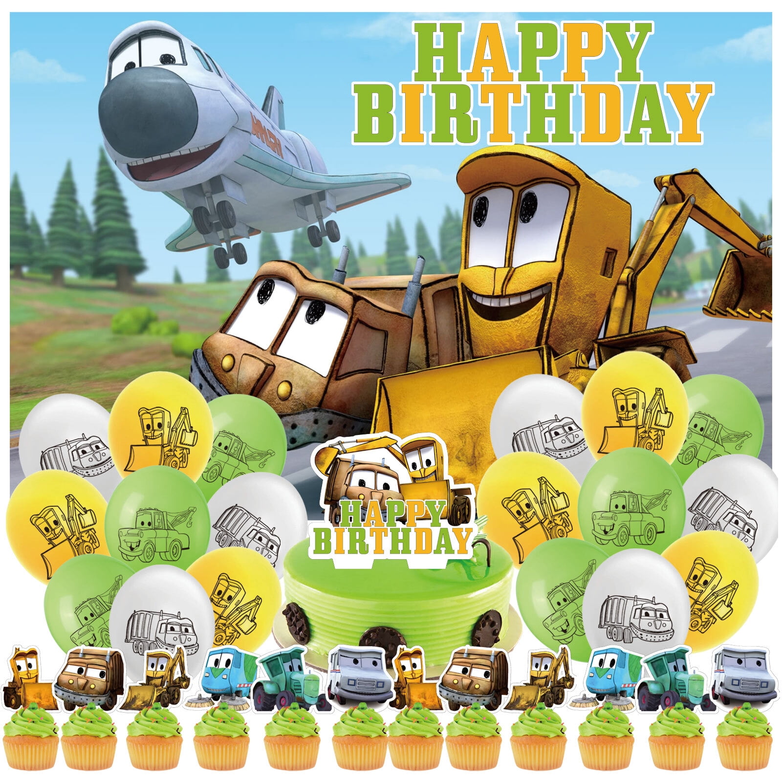 32 Pcs For The Stinky and Dirty Show Cartoon-Themed Birthday ...