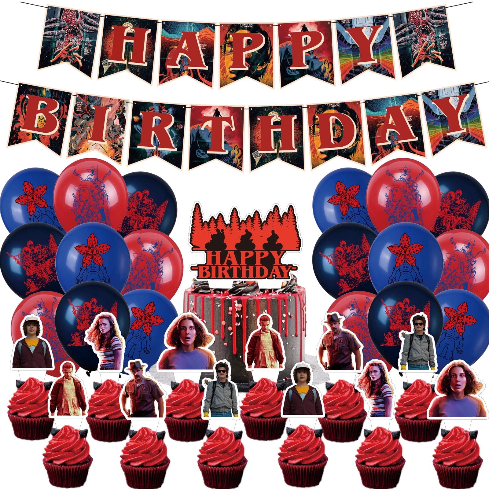 32 Pcs For Strangers Movie For Things Object TV Series Birthday Party ...