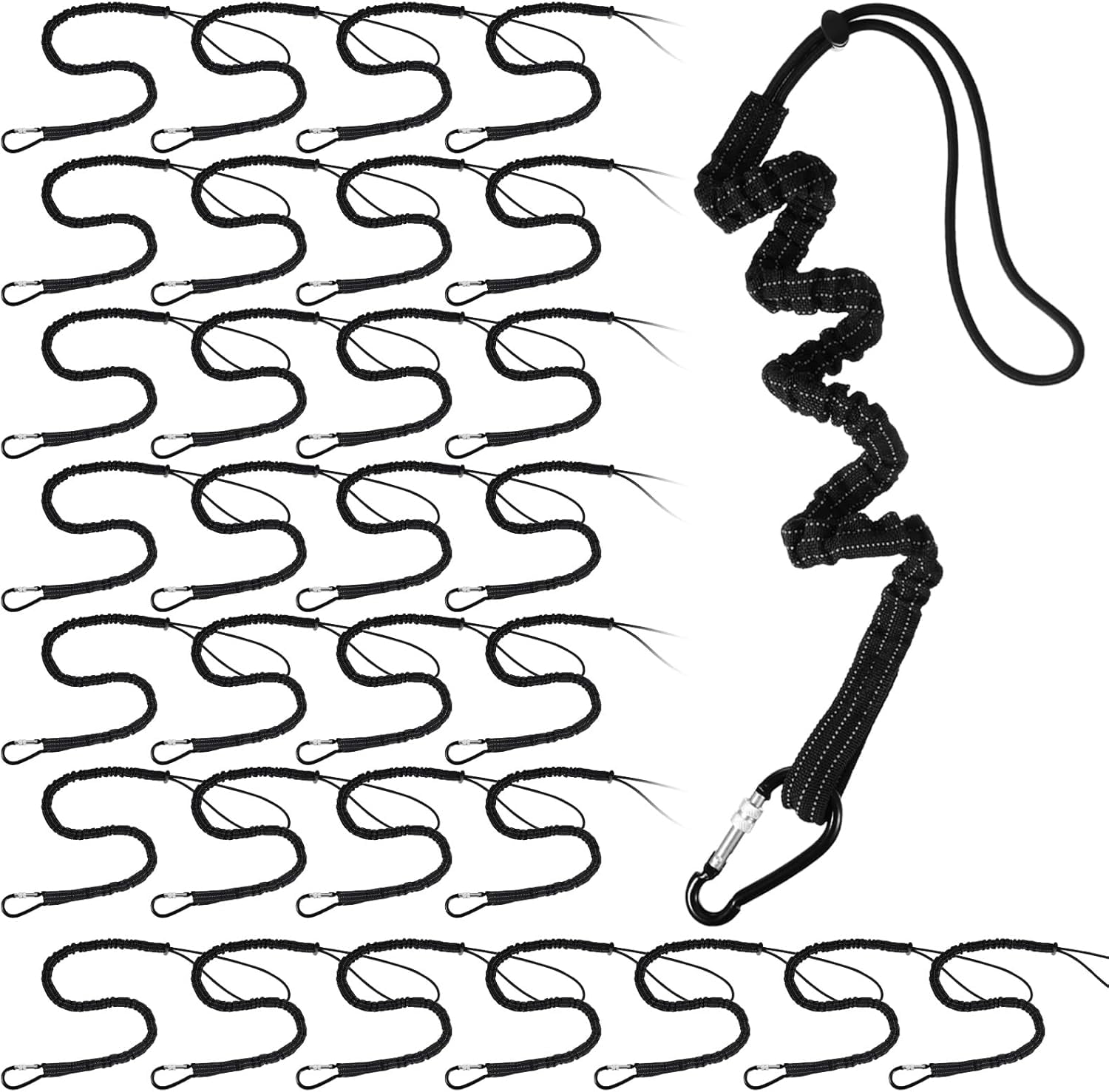 32 Pcs Tool Lanyard Standard Length Safety Tool Leash 17.6lb 8kg Tough ...