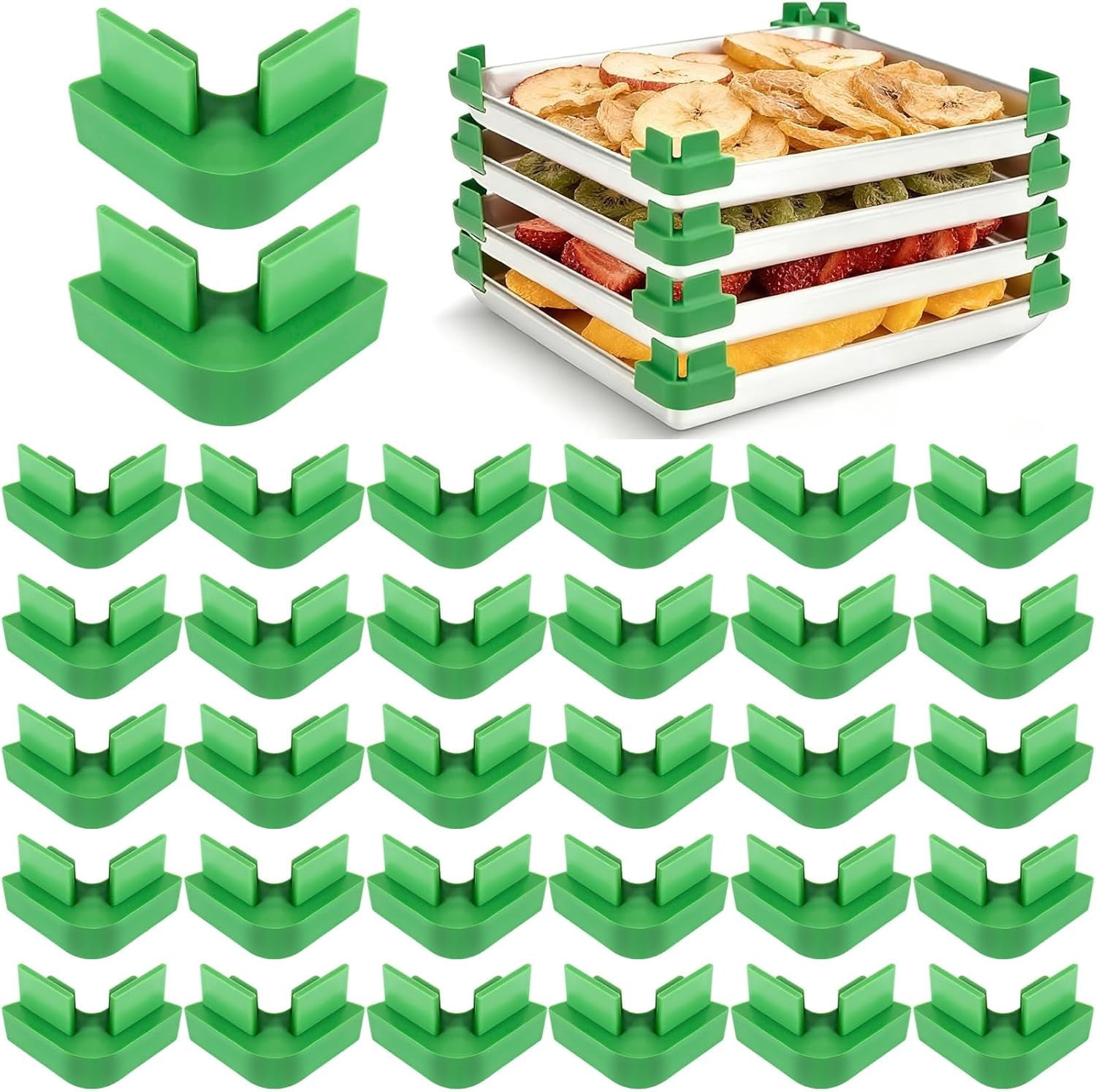 32 Pcs Tray Stackers for Harvest Right Freeze Dryer Trays - Stacks 10 ...