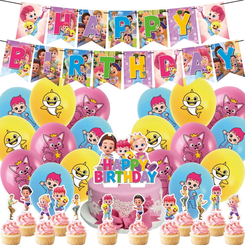 32-Piece For Bebefinn-Inspired Party Decoration Set – Includes Banner ...