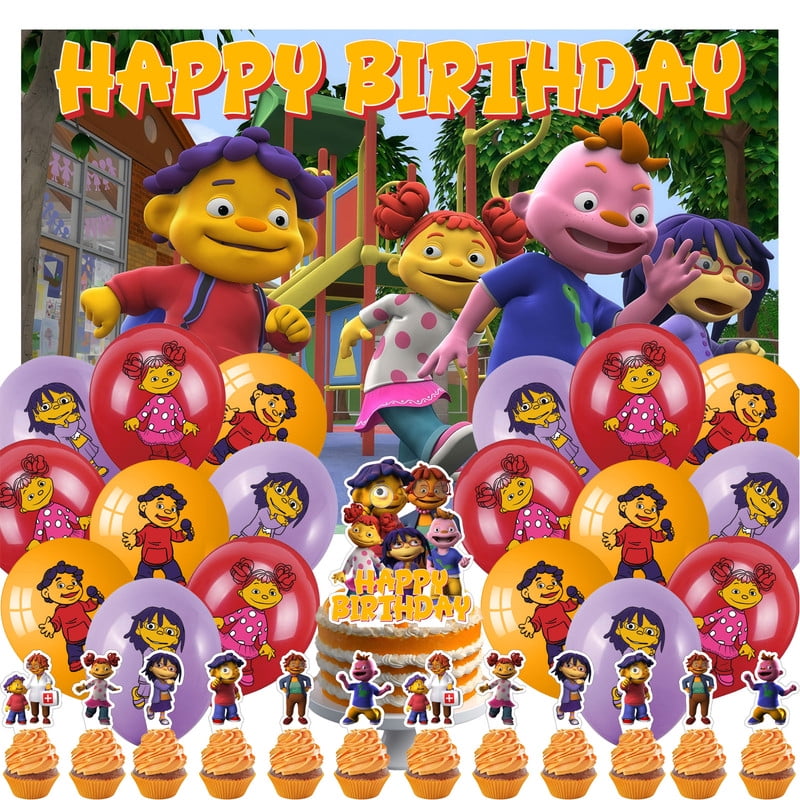 32 Piece For Sid The Science Kid Cartoon Themed Birthday Party